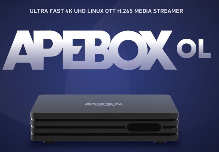 Apebox OL - 4K UHD IPTV media streamer.Multiprotokol TV (Stalker, X...