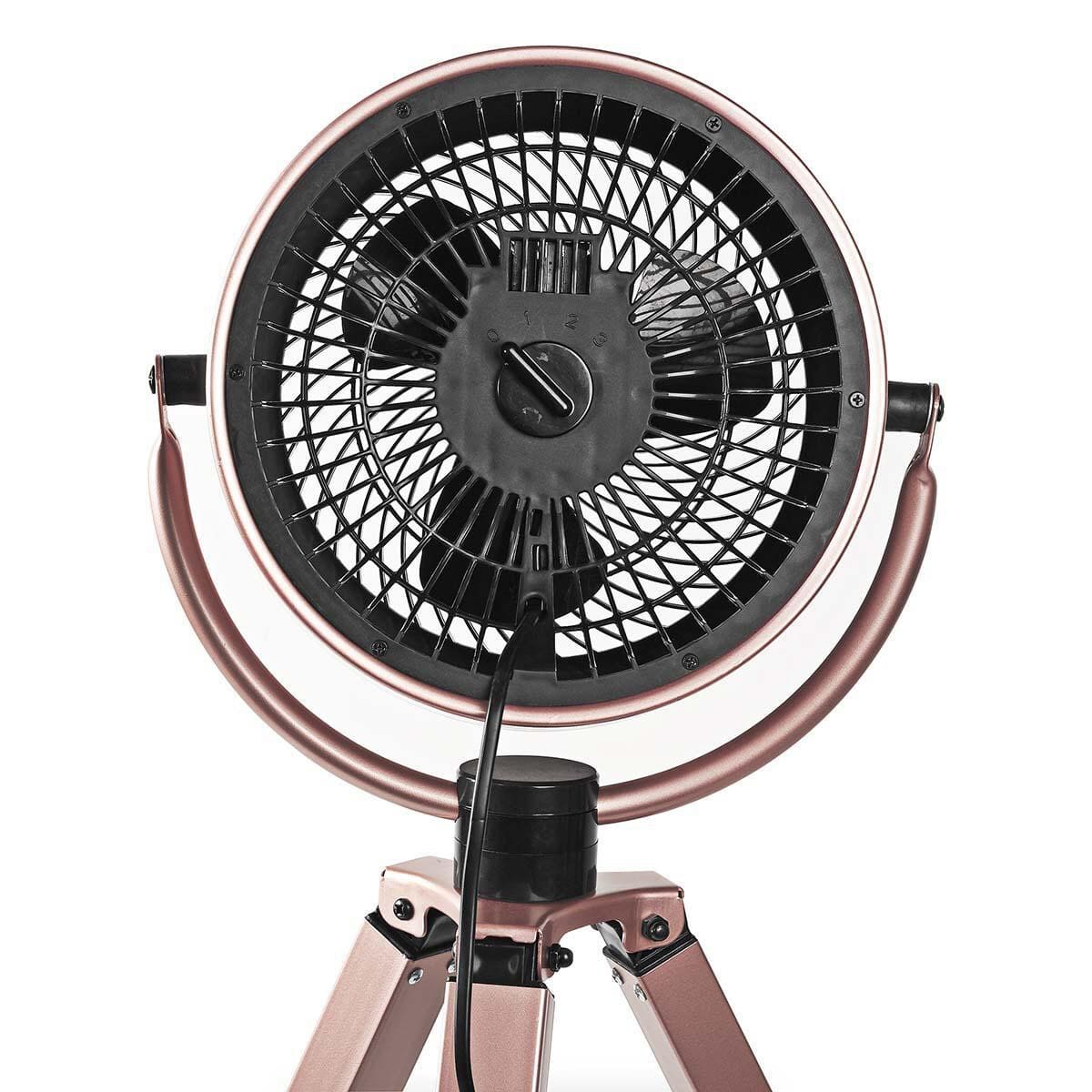 Ventilator Pink 25 cm. på stativ