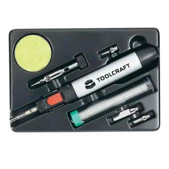 Gasloddekolbe og gasbrænder 1300 °C, manuel start