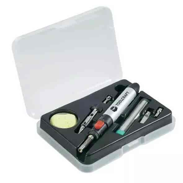 Gasloddekolbe og gasbrænder 1300 °C, manuel start