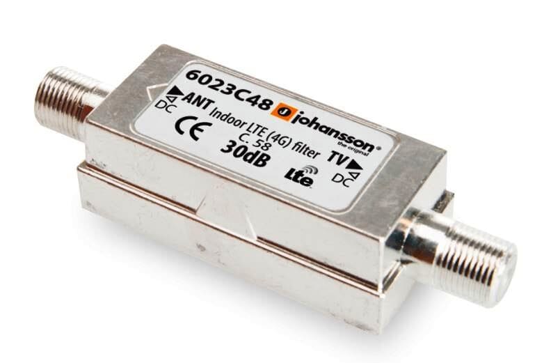 5G filter - avoid interference in DVB-T2 TV antenna signal