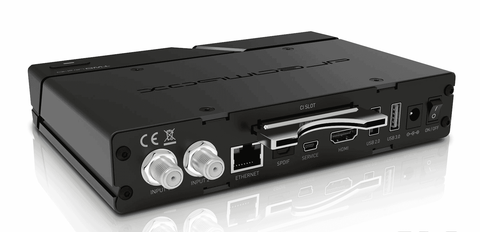 Dreambox Two Ultra HD BT 2x DVB-S2X Multistream Tuner 4K 2160p E2 L...